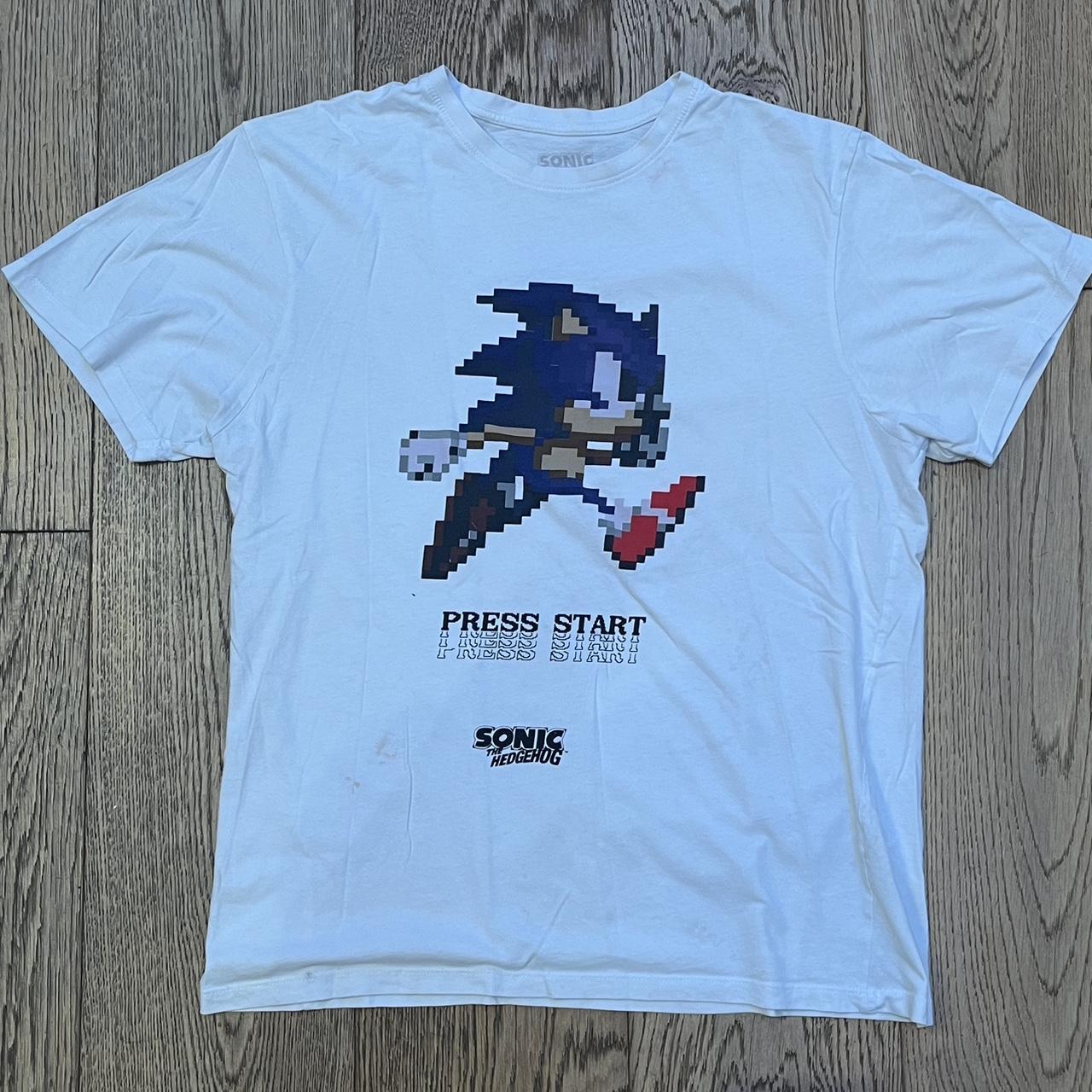 vintage sonic the hedgehog t-shirt It’s nicely And... - Depop