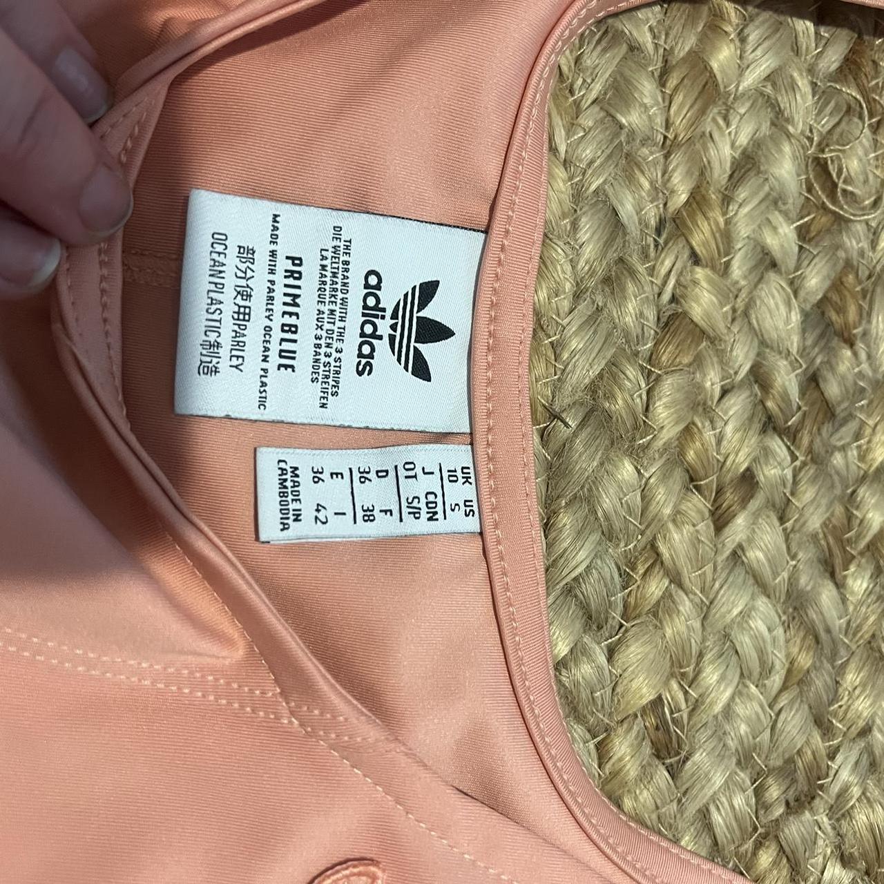 Adidas originals peach top 🍑 size S-M 🍑 worn a few... - Depop