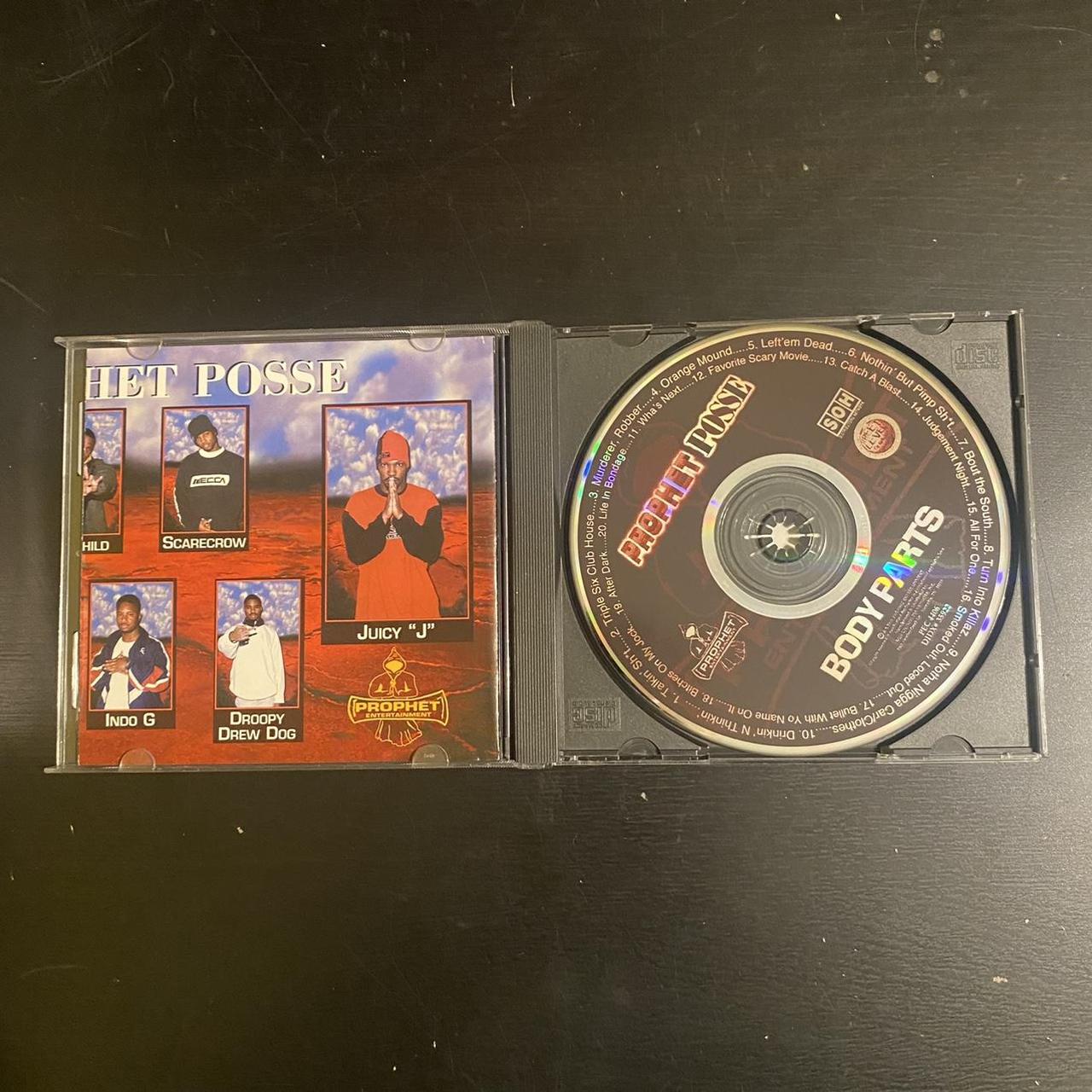 1998 Three Six Mafia Prophet Posse Body Parts CD.... - Depop