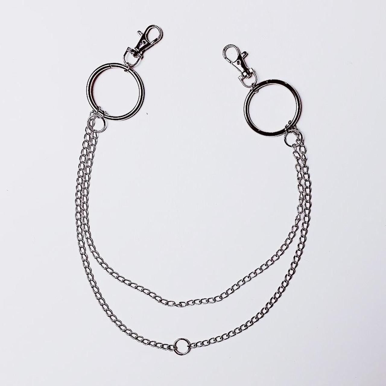 Double Chain Wallet Clip Accessory Free... - Depop