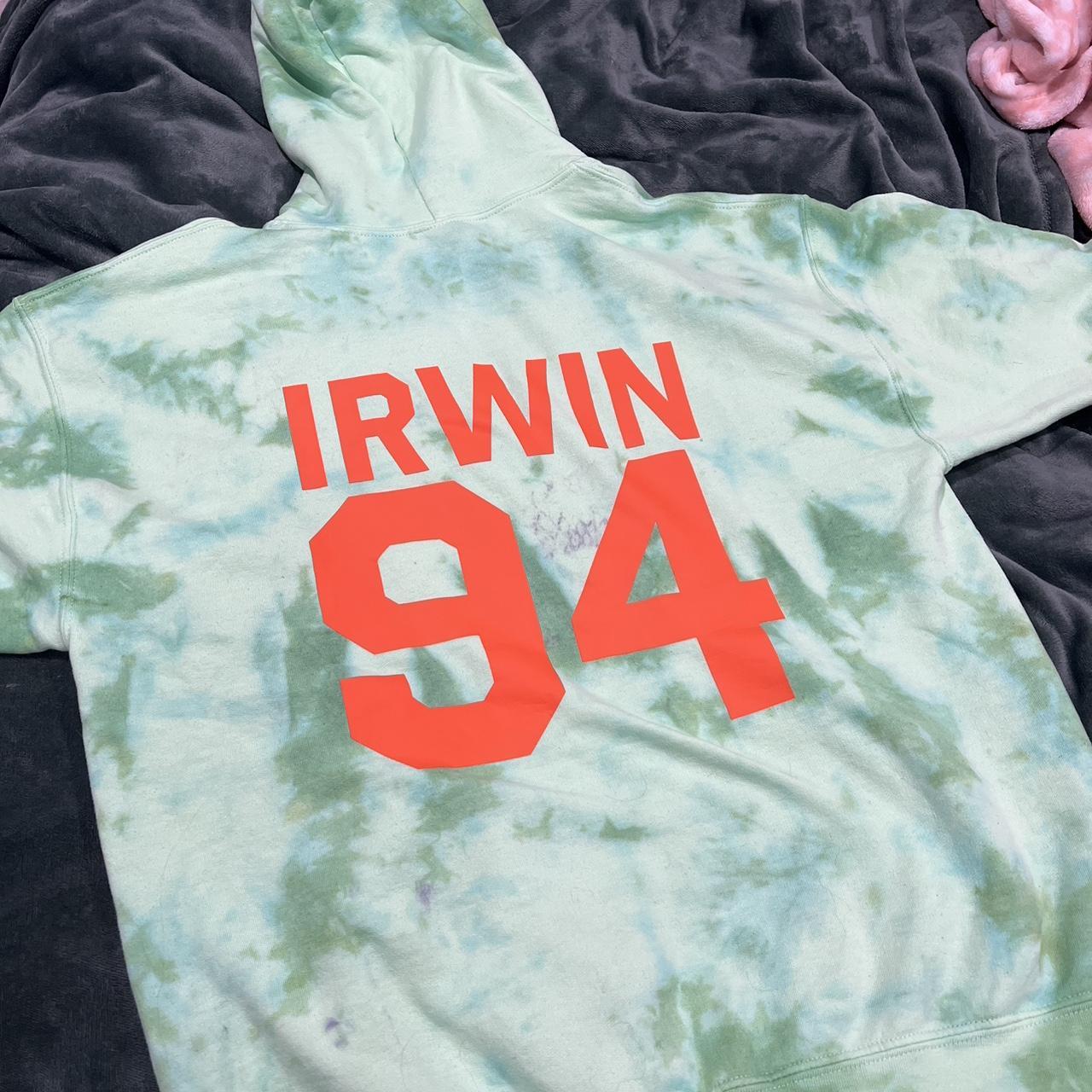 fan made green tie dye ashton irwin superbloom merch... - Depop