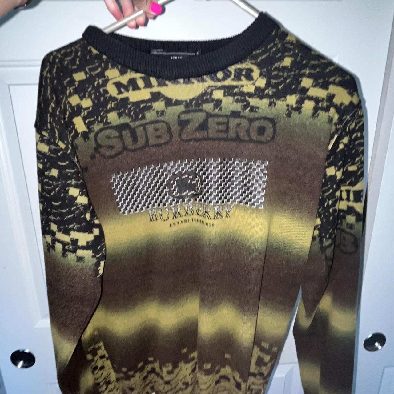 🌟SUB ZERO BURBERRY SWEATER 🌟 (slightly distressed on... - Depop