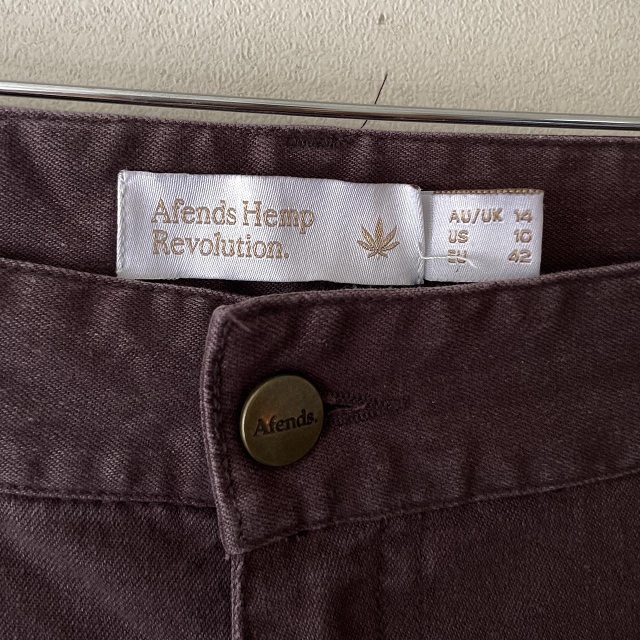Afends hemp revolution straight leg pants - Depop