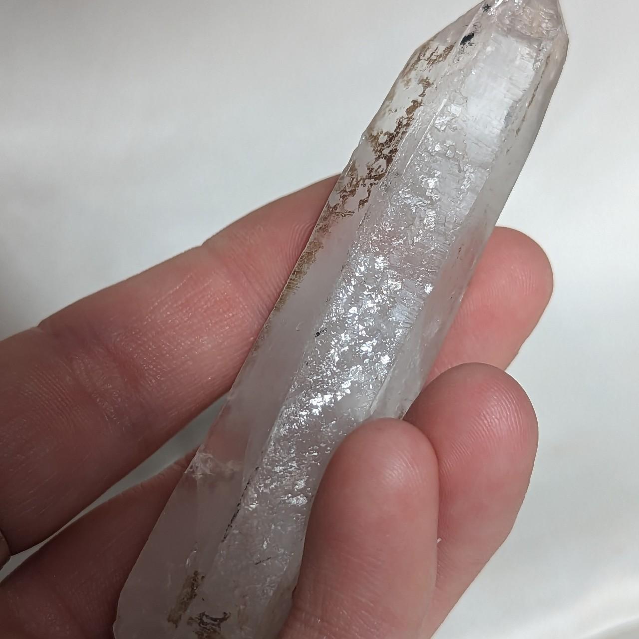 Clear quartz shard. Clear Quartz absorbs, stores,... - Depop