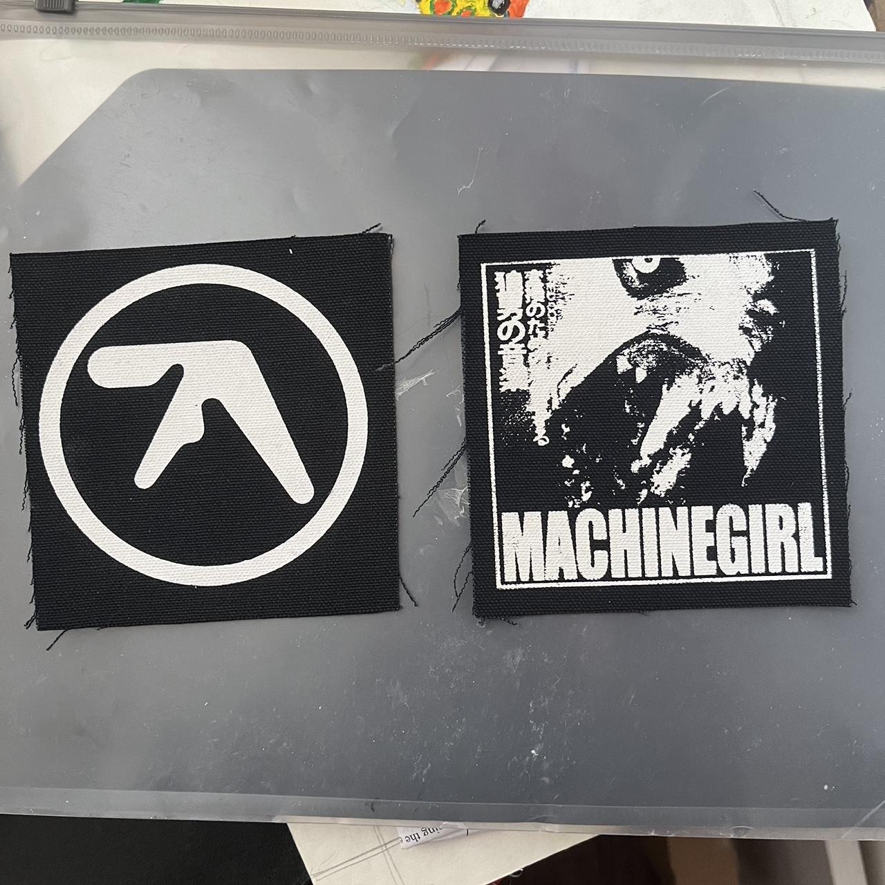 Aphex Twin and Machine Girl patches. Only selling as... - Depop