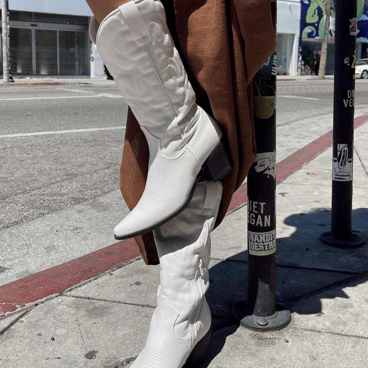 Princess Polly Cowgirl Boots Never Worn Perfect Depop