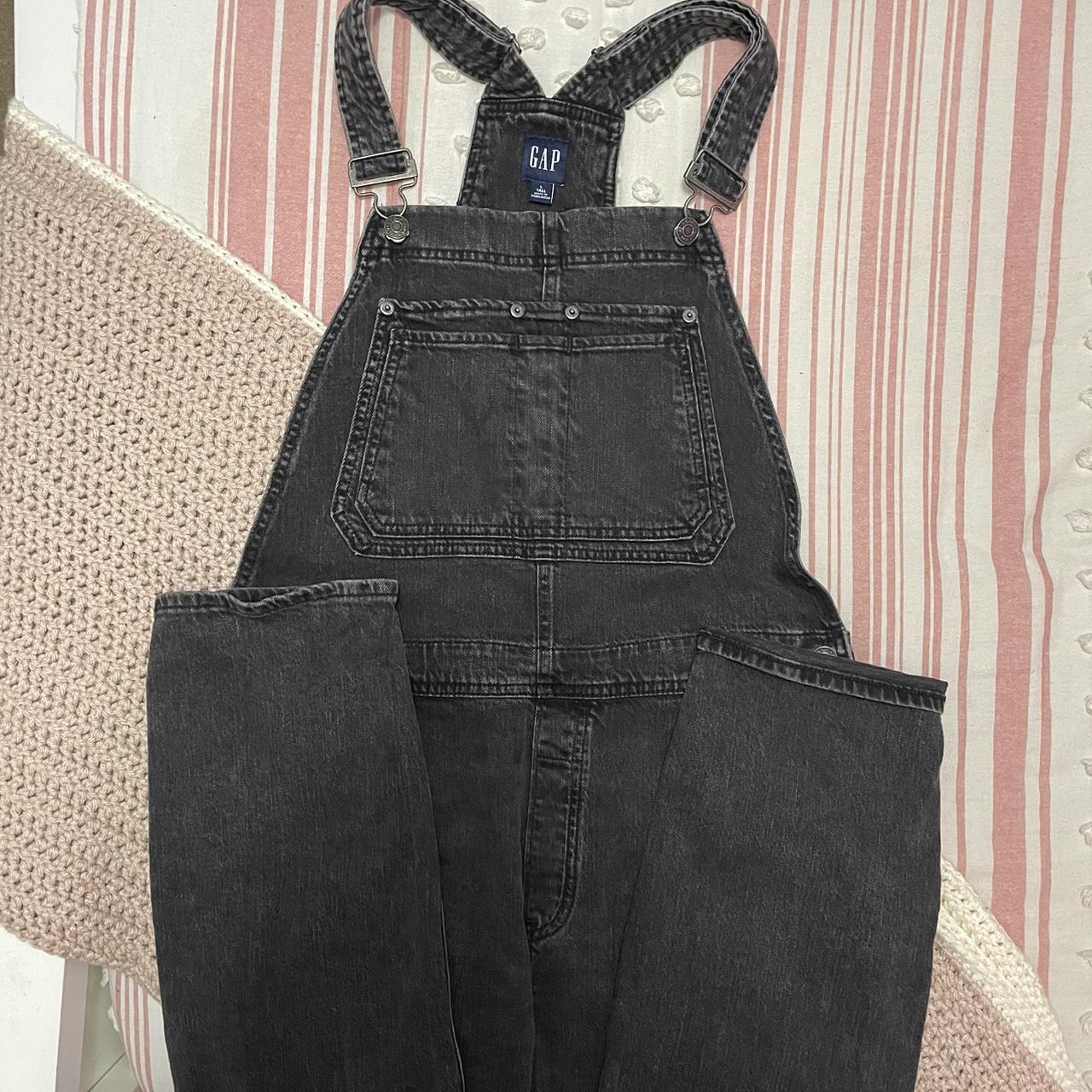Gap Womens Black Dungarees Overalls Depop
