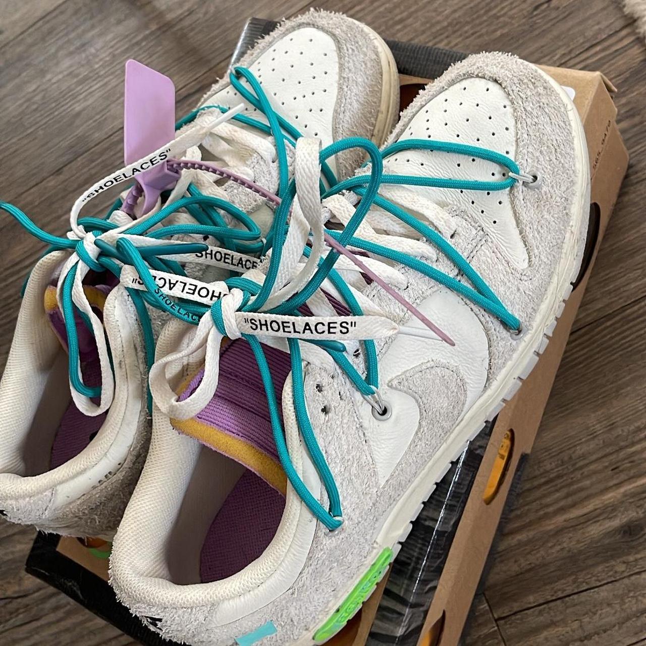 Off white Dunks! Lot 36 - UK8 condition still great,... - Depop