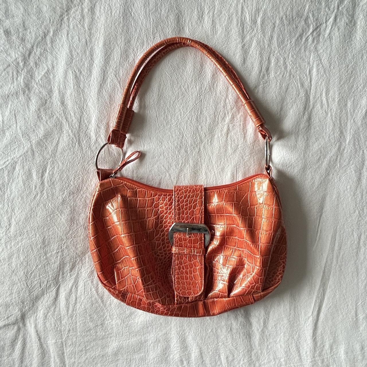 CATO ORANGE PURSE - stiff finish - second... - Depop