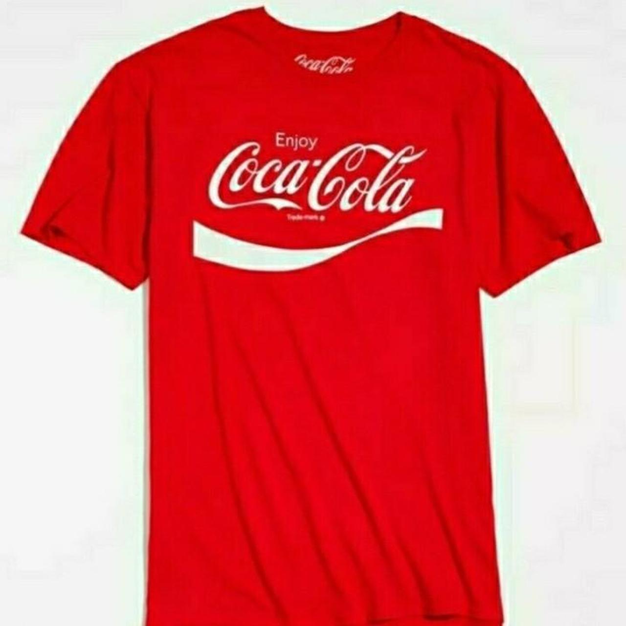 Boys Shirt Boys Red Coca-Cola Shirt Size L. Good... - Depop