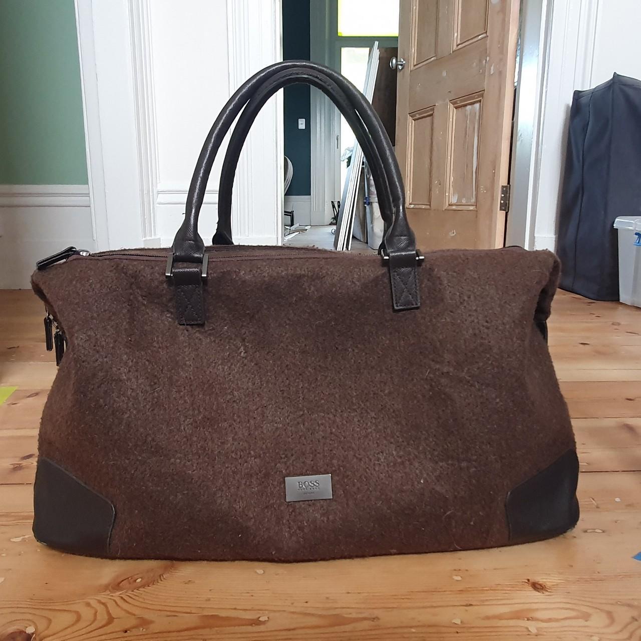 30L Hugo Boss Duffel Bag / weekender (Wool felt... - Depop