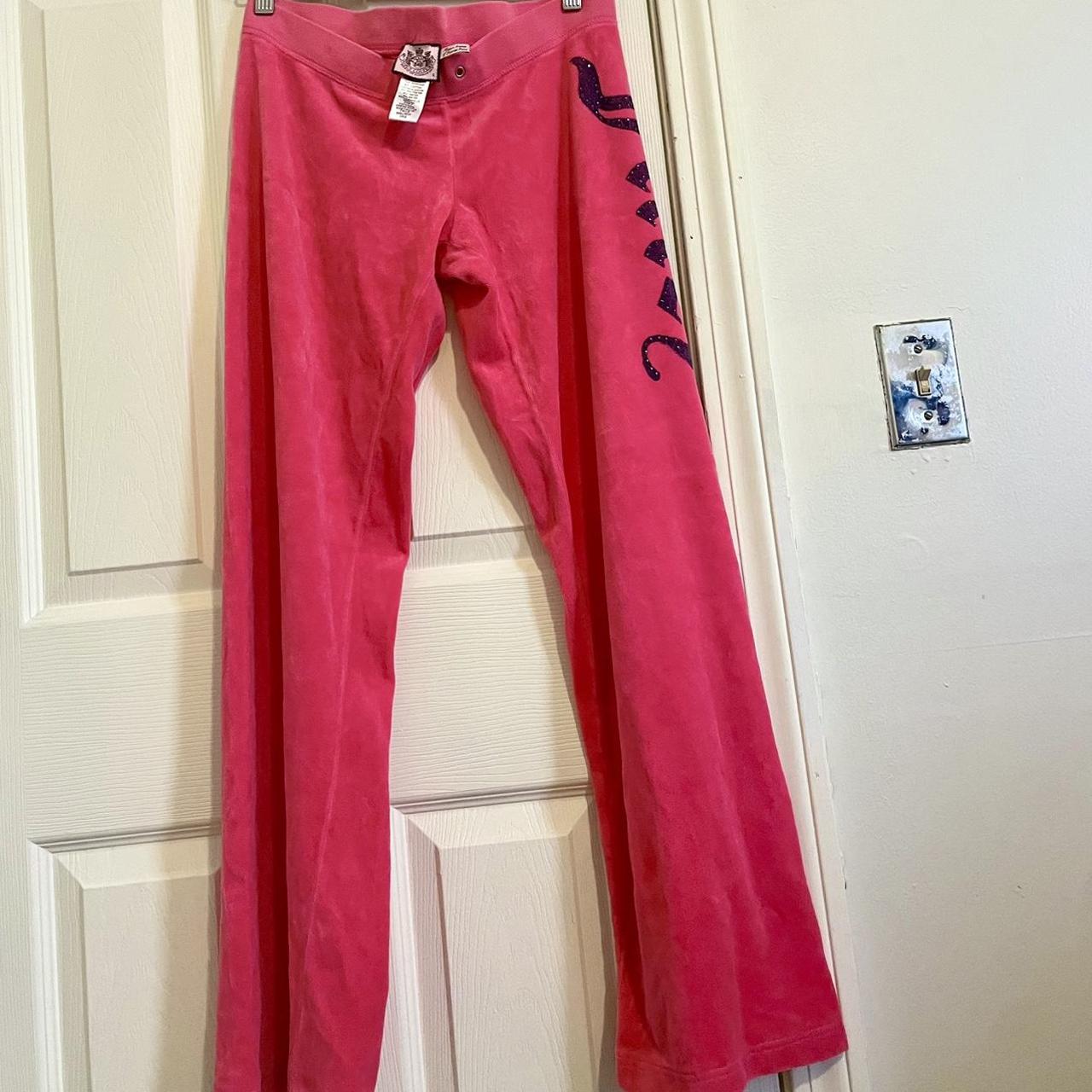 Vintage Juicy Couture tracksuit pants. It’s hot pink... | Depop
