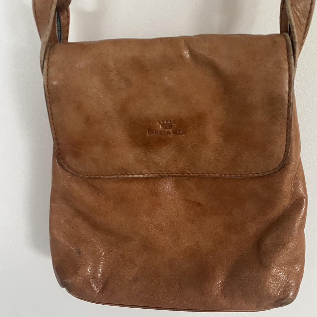 Daniela Moda leather cross body bag 💫 Bought second... - Depop