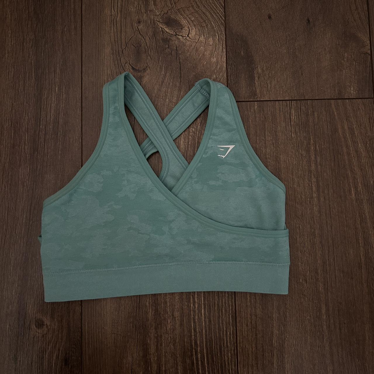 Gymshark Adapt camp seamless sports bra in light... - Depop
