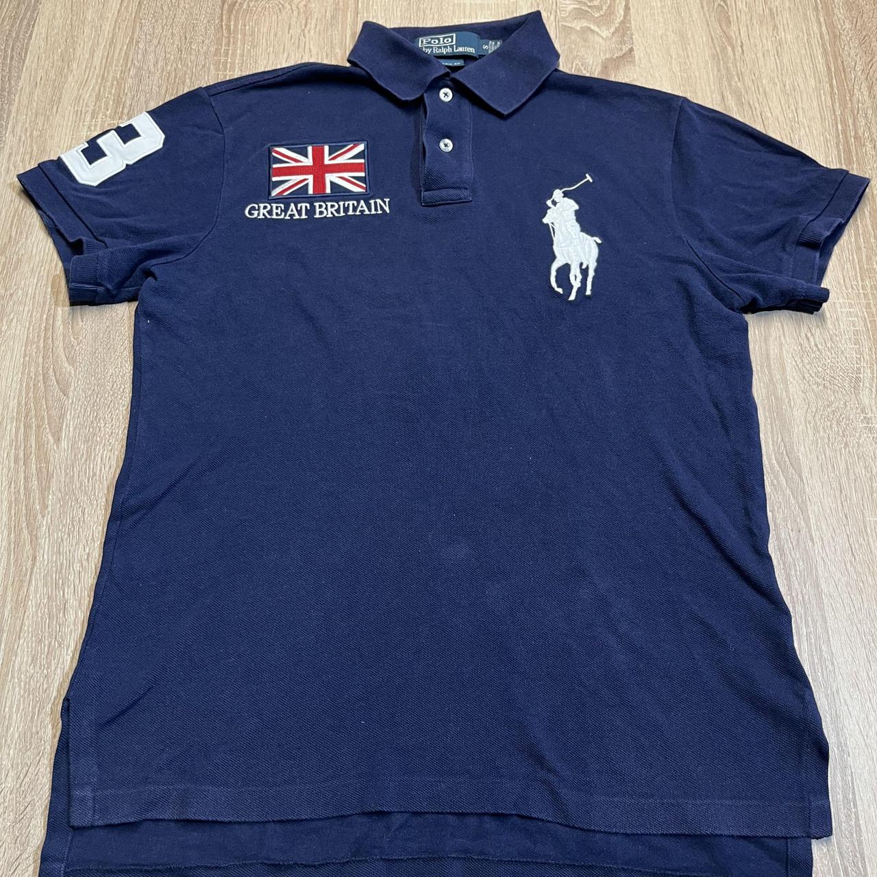 Mens Rare Vintage Polo Ralph Lauren Great Britain... - Depop