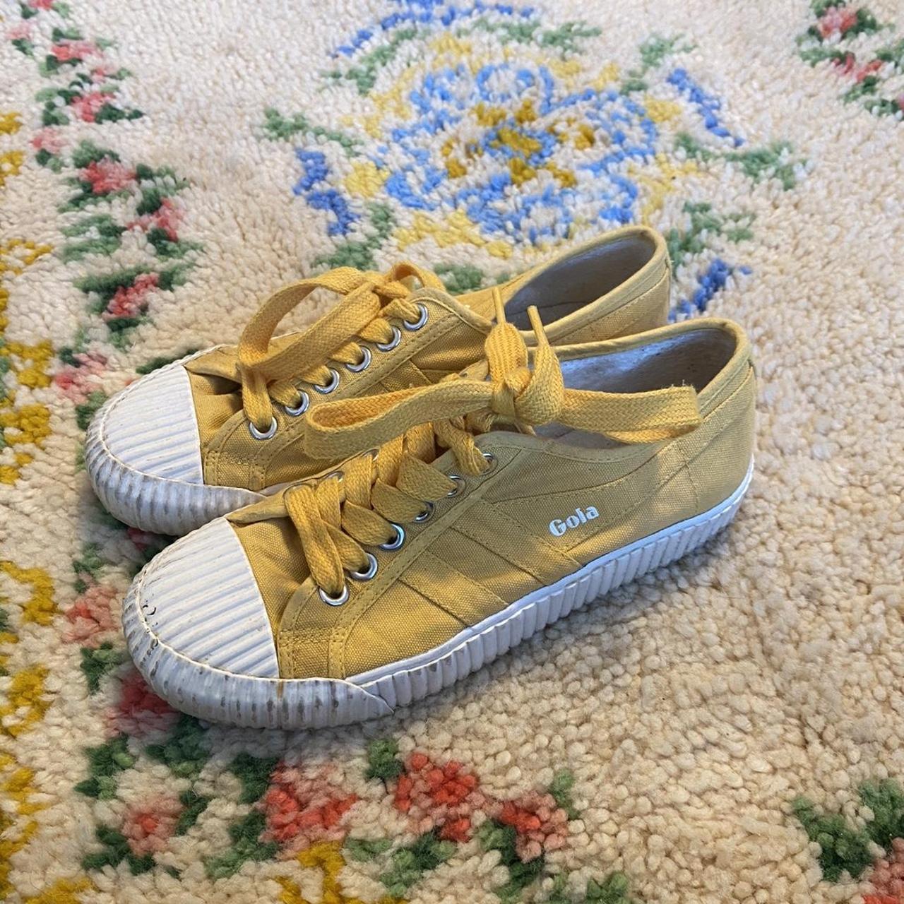 Gola sneakers — yellow on yellow. These are so cute... - Depop