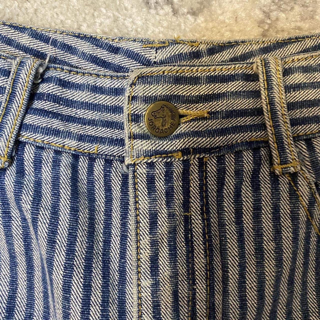 Vintage 1980’s Striped Jordache Mom Jeans, size 26”... - Depop