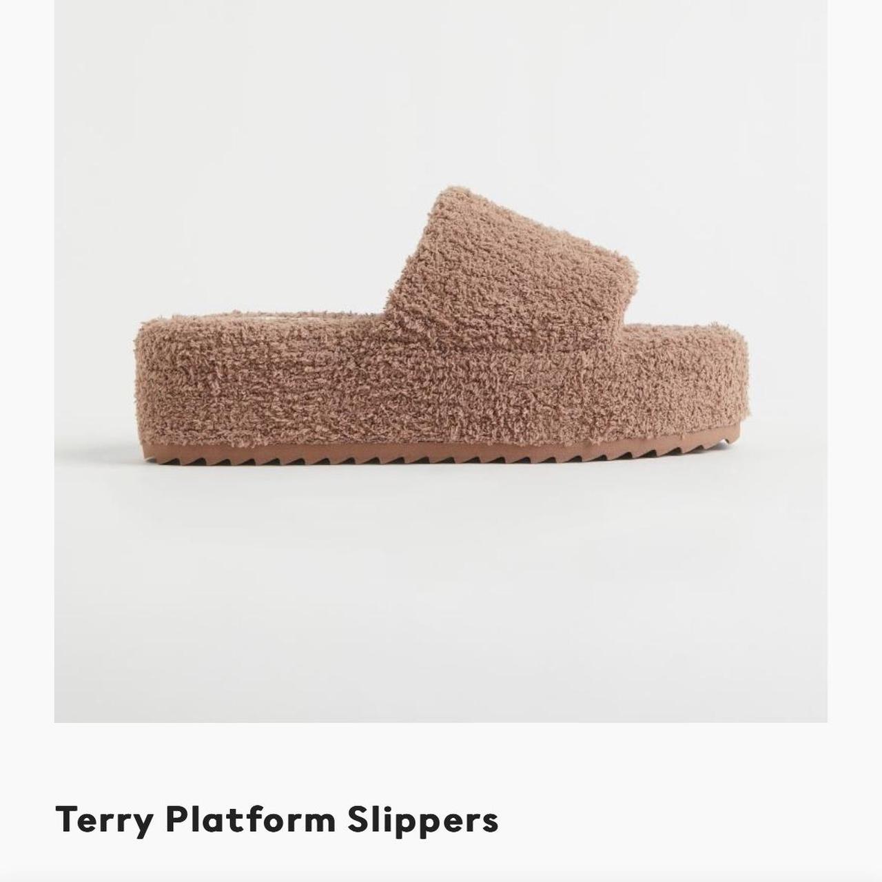 Skims Women's Brown and Tan Slides | Depop