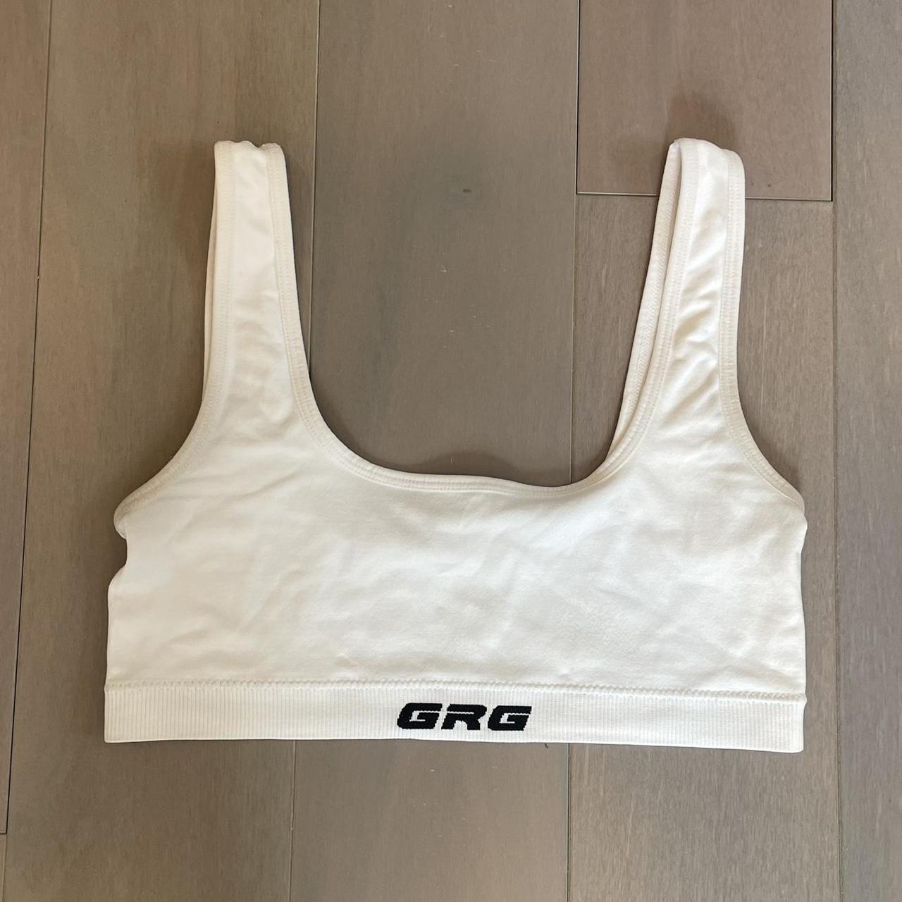 white garage cropped tank - cut off tag but fits... - Depop