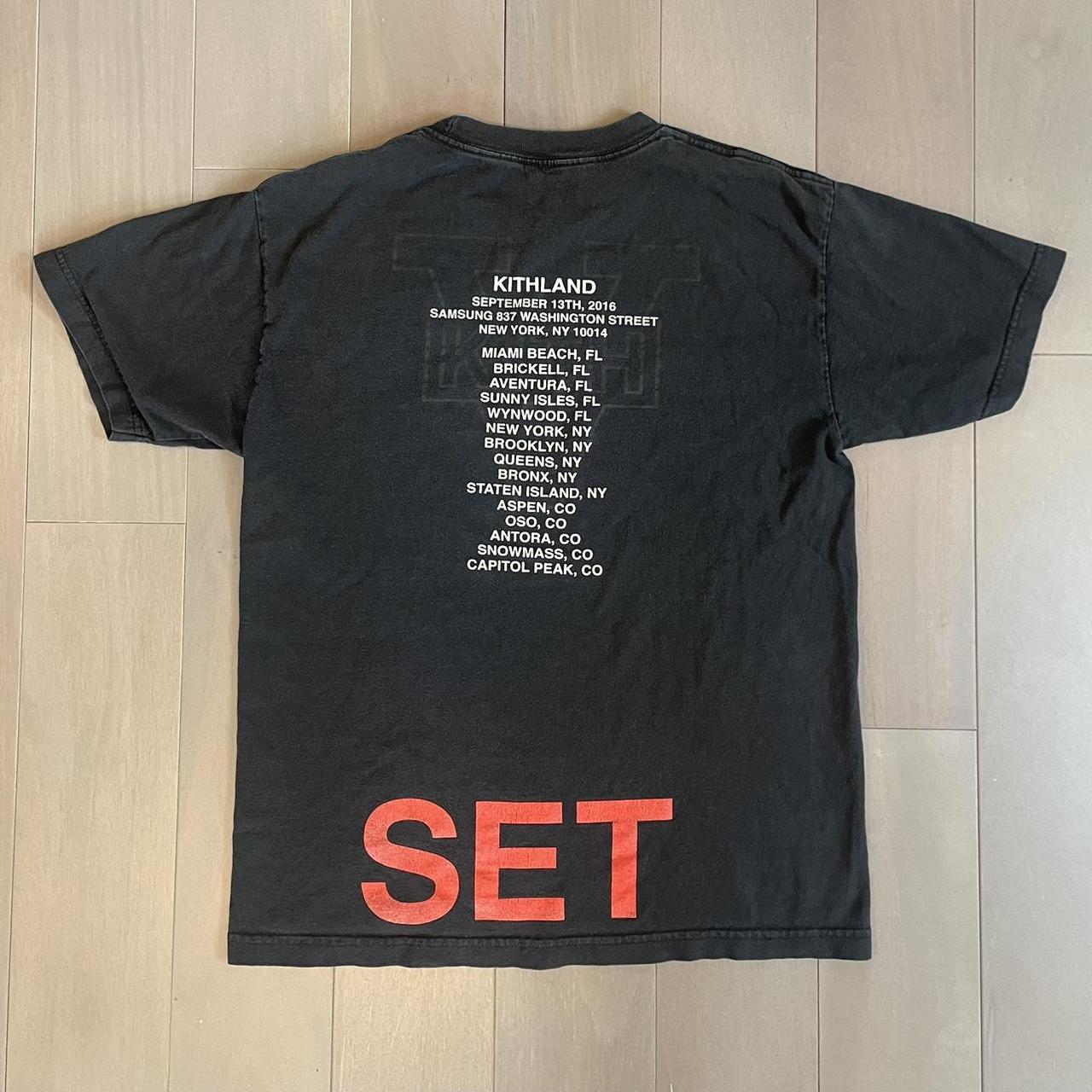 black kith shirt - size men’s small - super cute and... - Depop