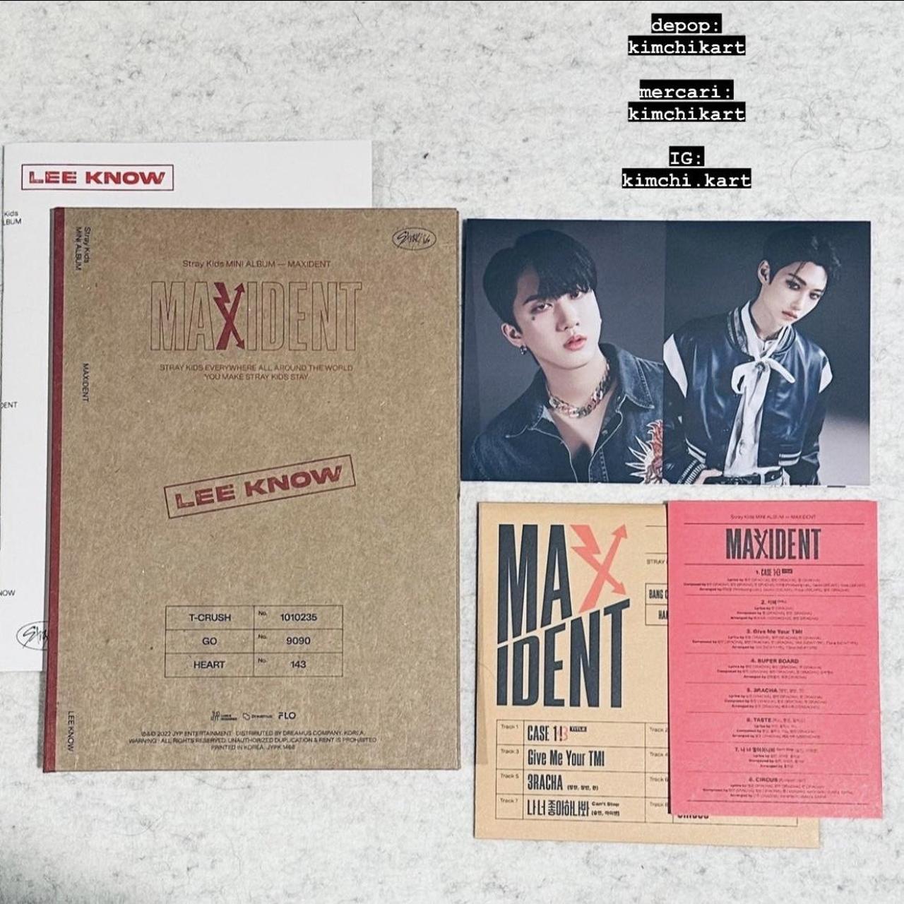 Stray Kids Maxident LEE KNOW (Case Ver.) Album... - Depop