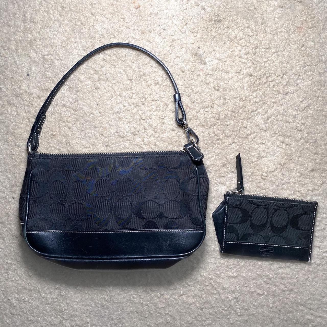 Vintage Coach Bag with Matching Coin Purse In good... | Depop
