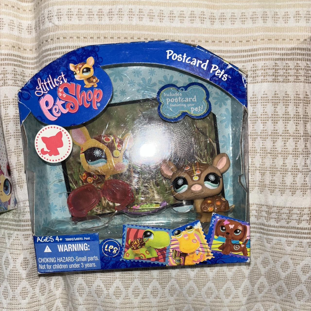 LPS armadillo NIB box has damage and glasses are... - Depop