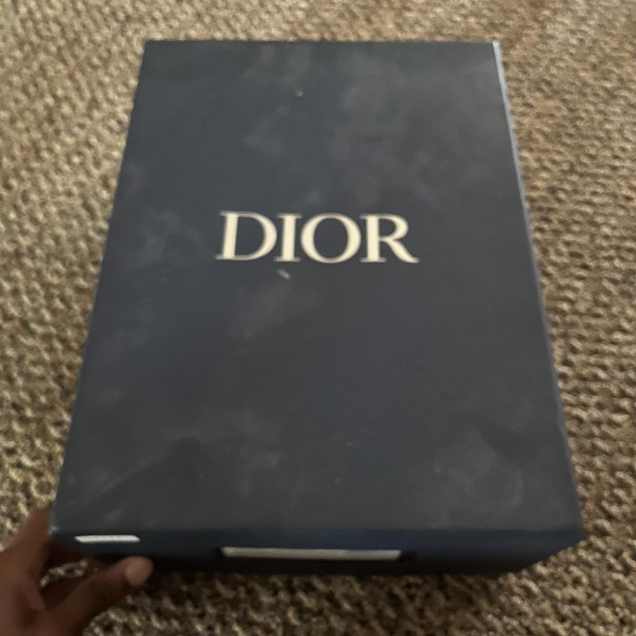 Dior B23 white and transparent Comes with box extra... - Depop