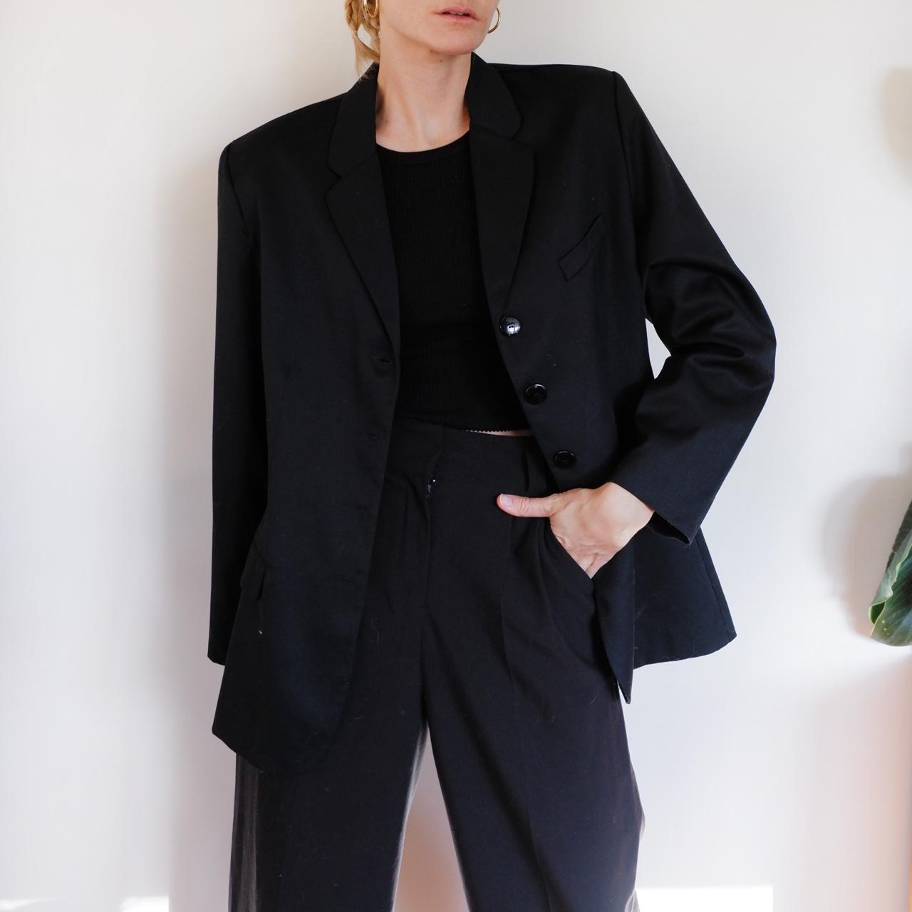🖤 Beautiful black straight cut blazer 🖤 Size 18 -... - Depop