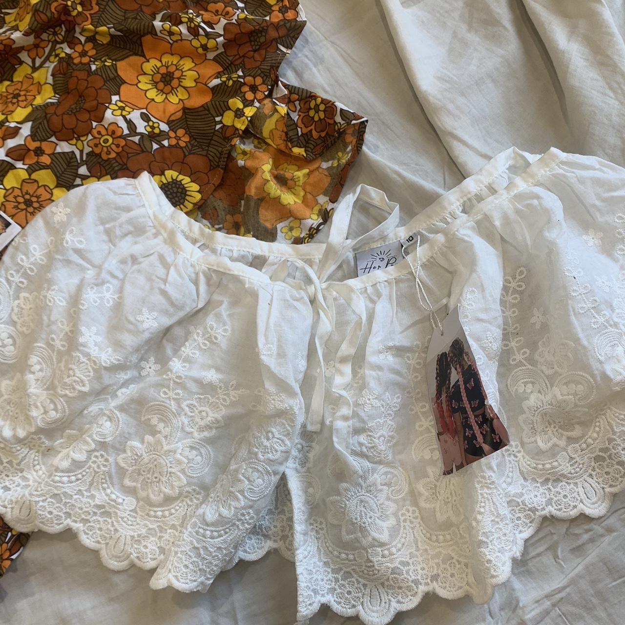 Her Pony The Label Tie up mini skirts - perf for... - Depop