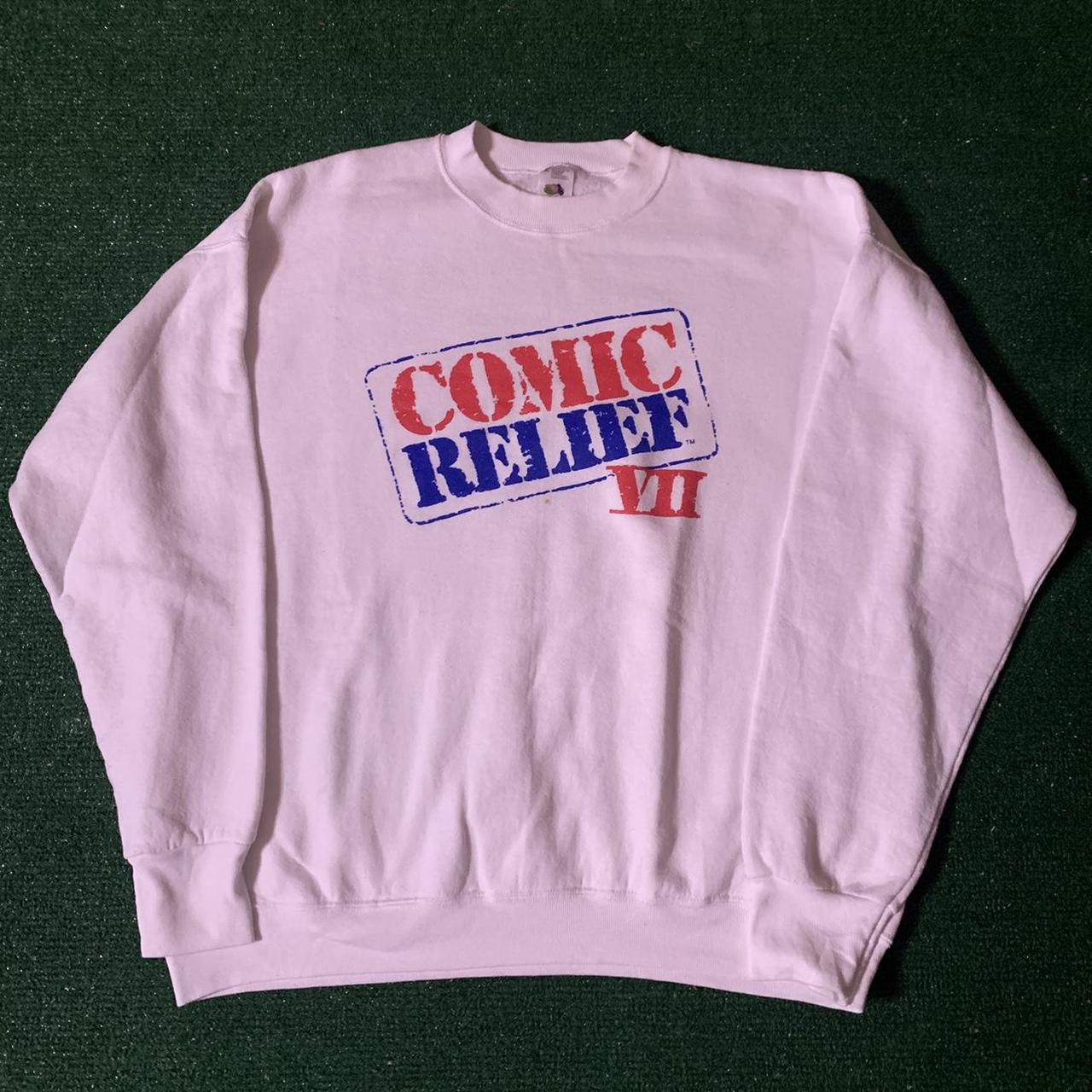 Vintage Comic Relief 6 Comedians Crewneck... - Depop