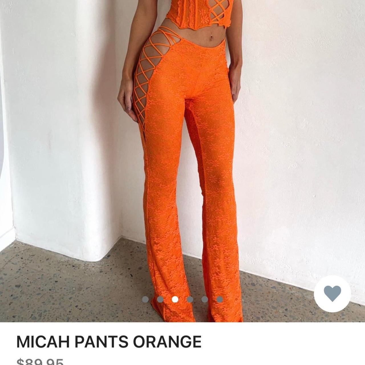 Outcast Clothing Micah Pants in Orange 🧡 Gorgeous... - Depop