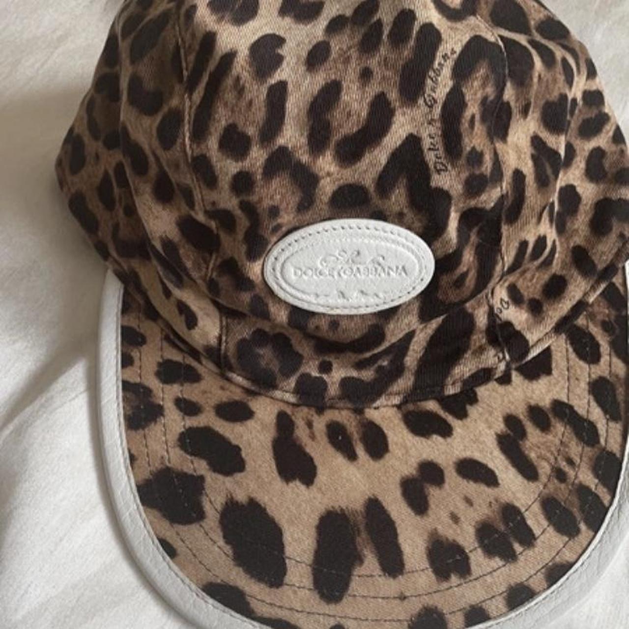 Authentic Dolce and Gabbana leopard print cap/ hat... - Depop