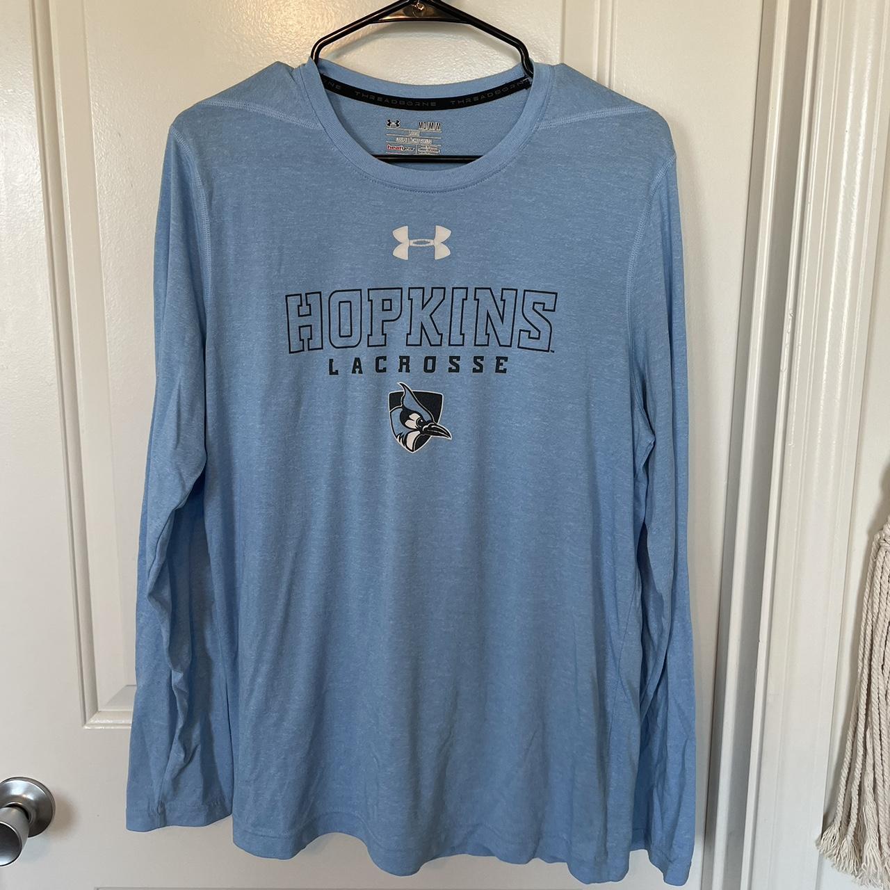 hopkins lacrosse soft long sleeve - Depop