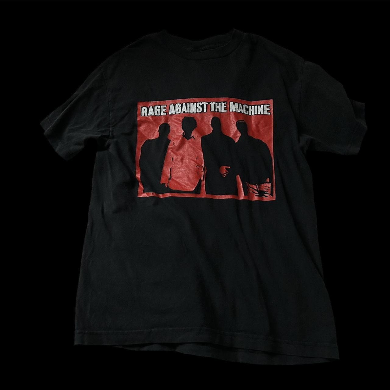rage against the machine band t shirt open to... - Depop