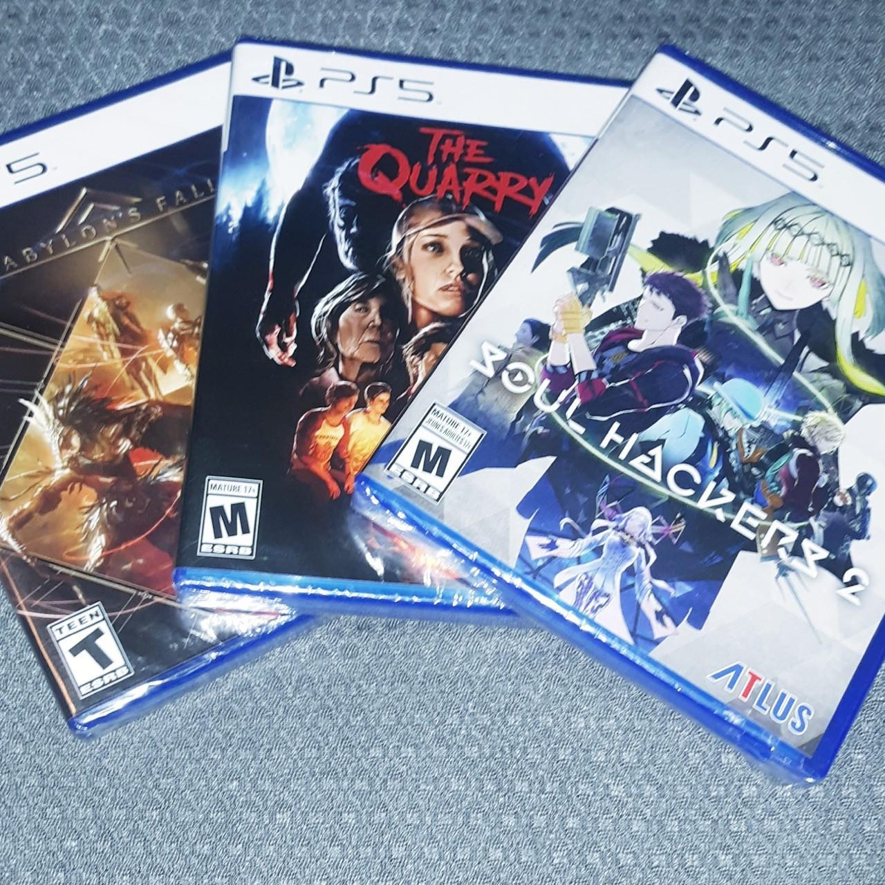 PS5 Game Bundle 1.) The Quarry 2.) Soul Hackers... - Depop