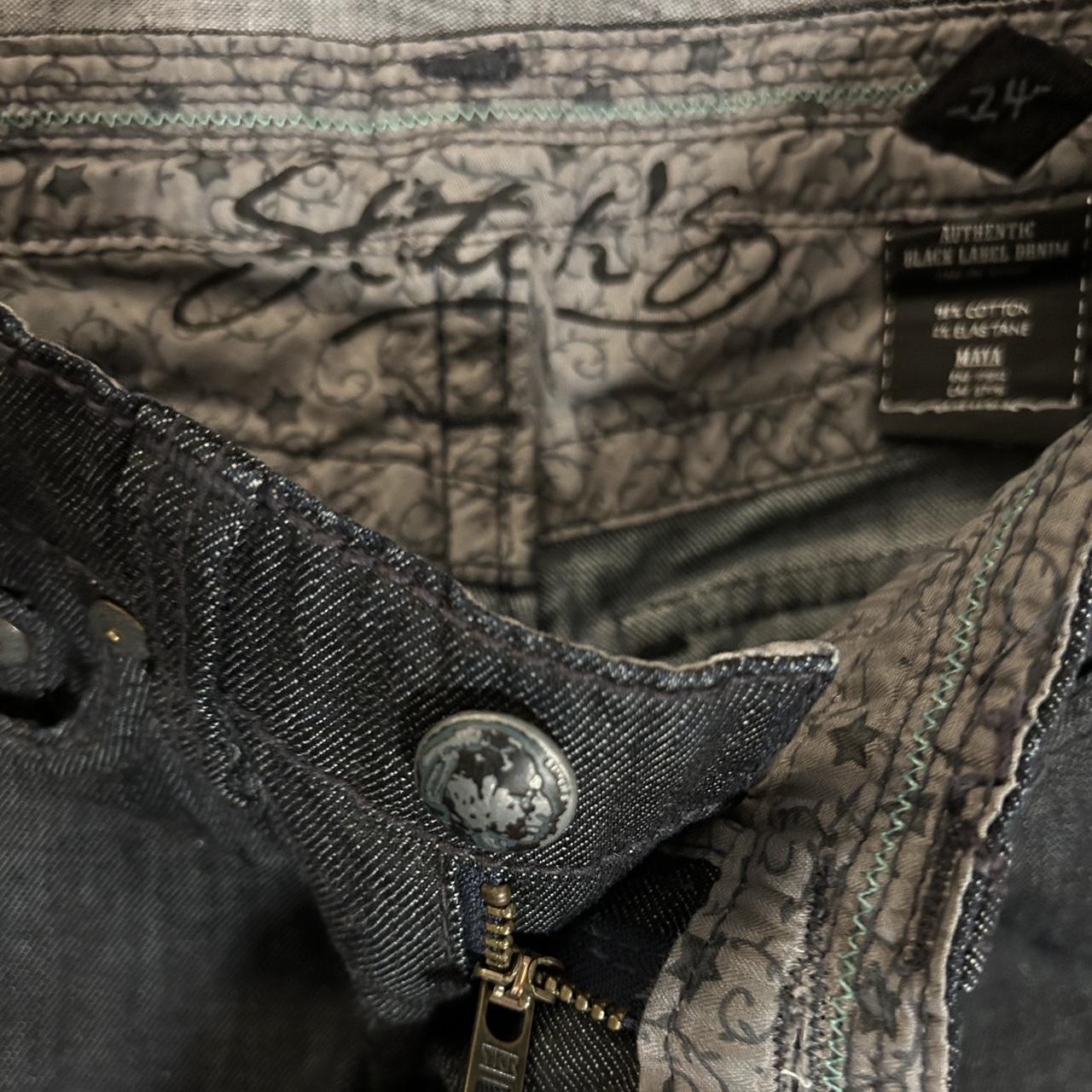 Super fun stitches Jean pants straight from the... - Depop