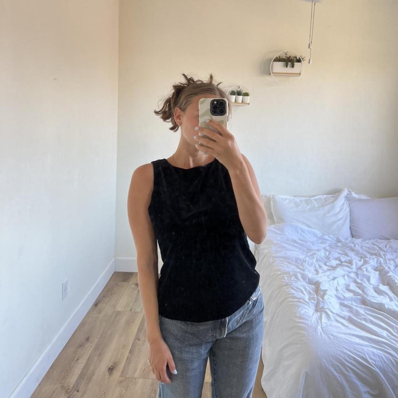 MSK Women's Black Vest | Depop