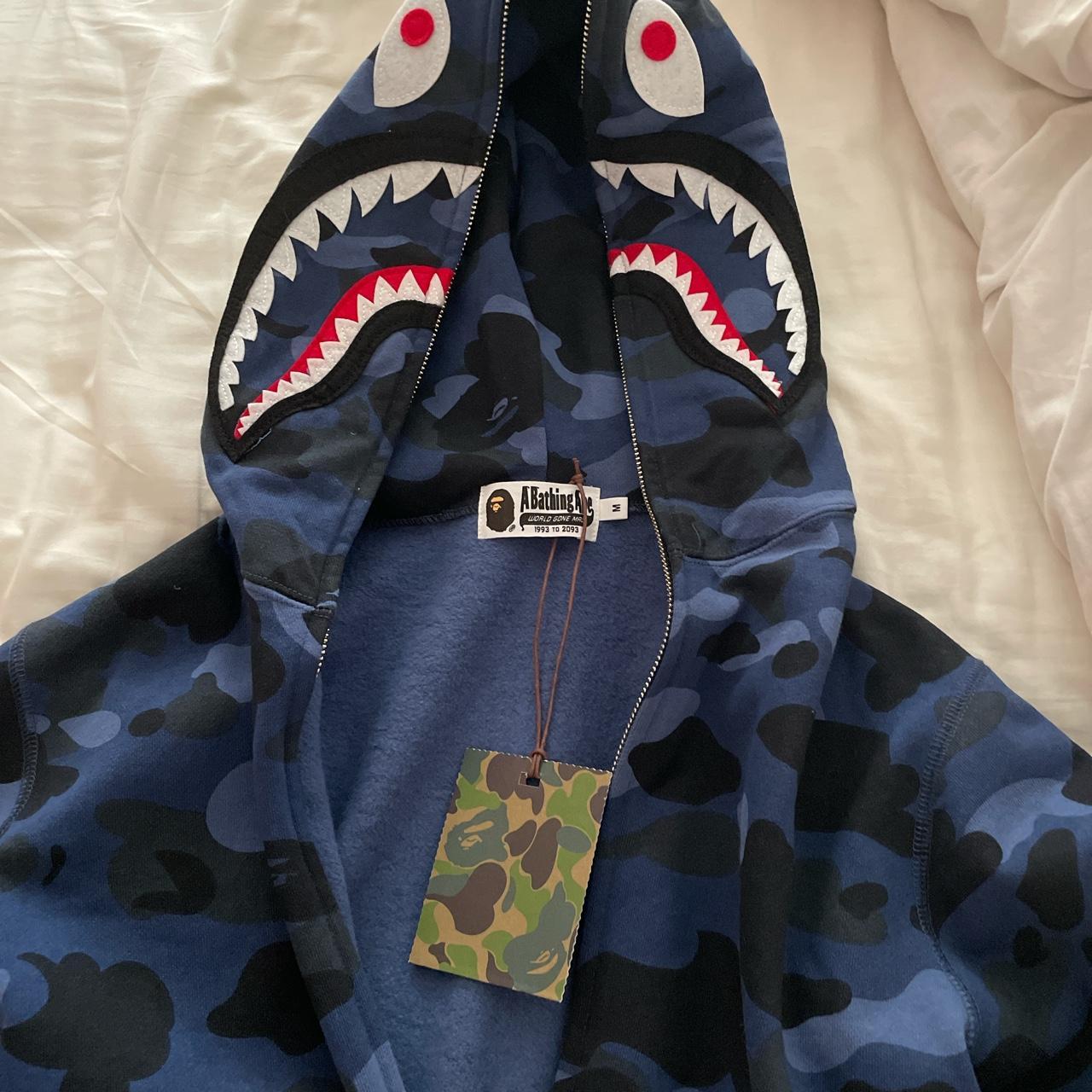 Authentic bape zip up hoodie (new with tag) Im an xs... - Depop