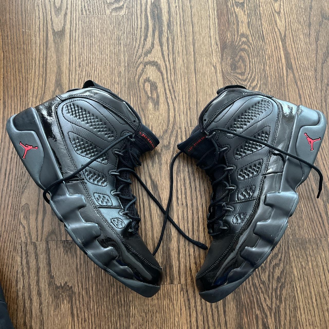 Air Jordan Retro 9 “Bred” - Black & Red Mens... - Depop