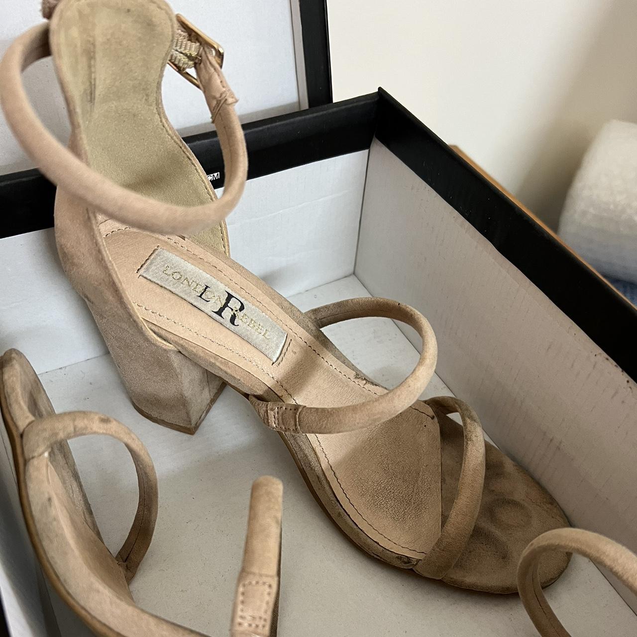 London Rebel Heels Size 6 These heels are worn,... - Depop