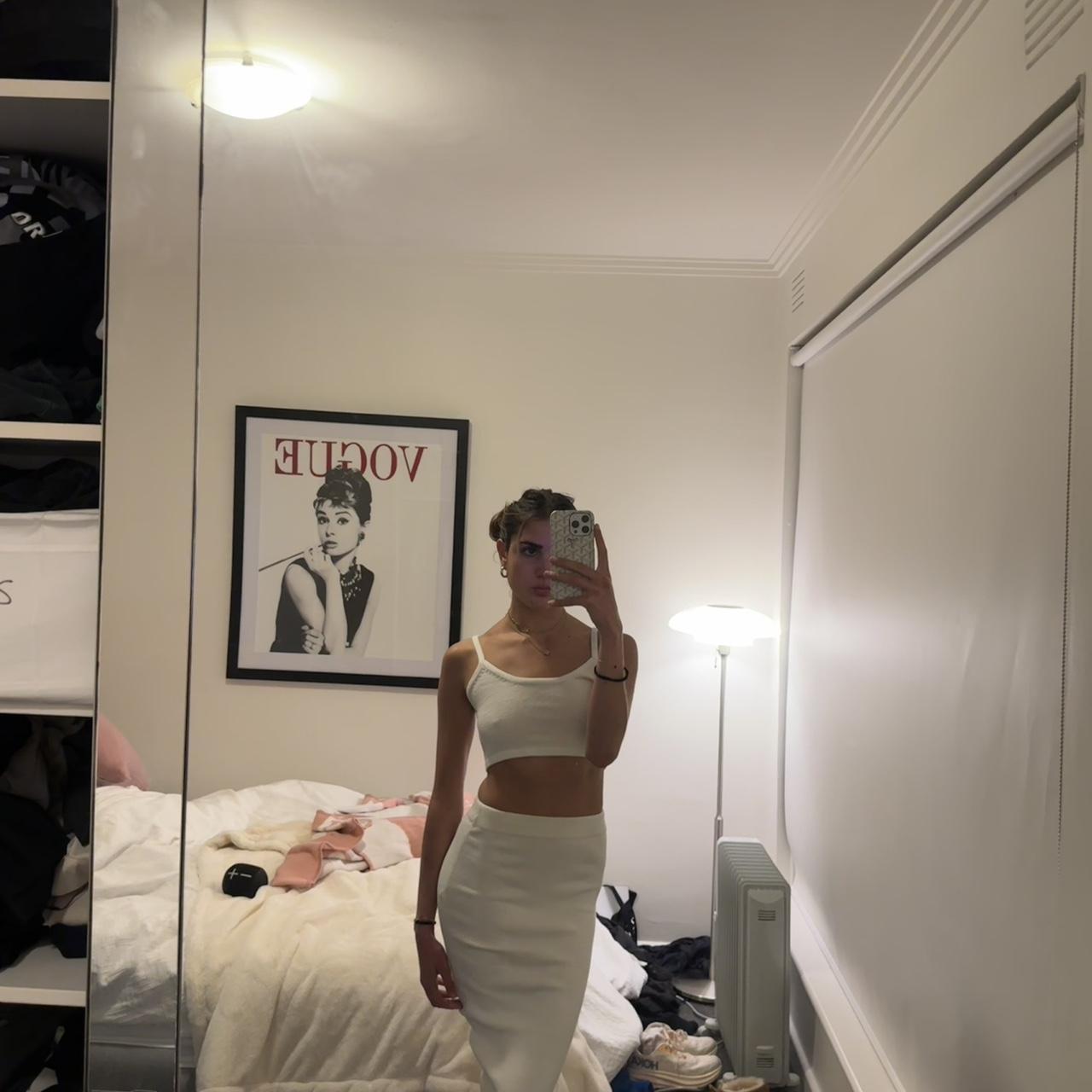 White sets resort set - Depop