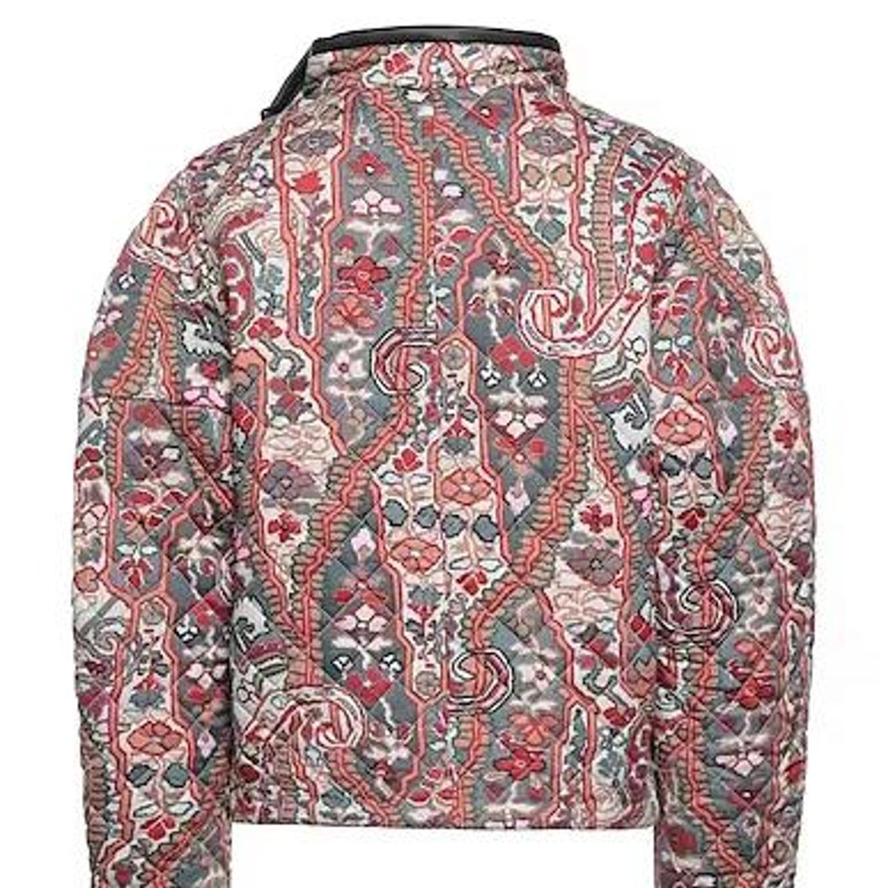 Isabel Marant’s Jenolia Printed Satin Jacket Chalk... - Depop