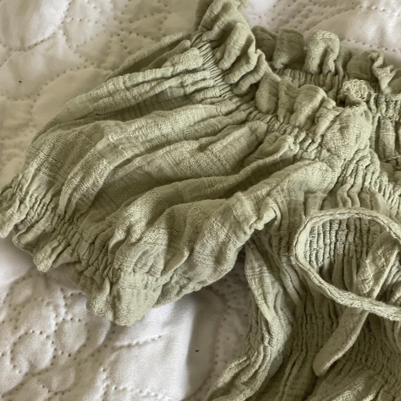 Ally Fashion off the shoulder top with adjustable tie. - Depop