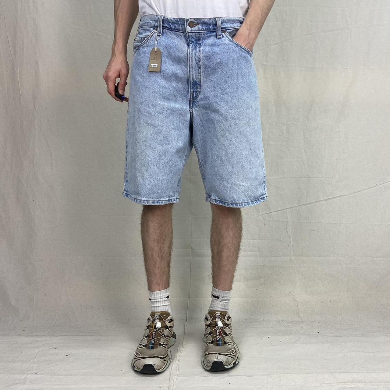 Levi’s jorts Baggy fit light blue wash denim... - Depop