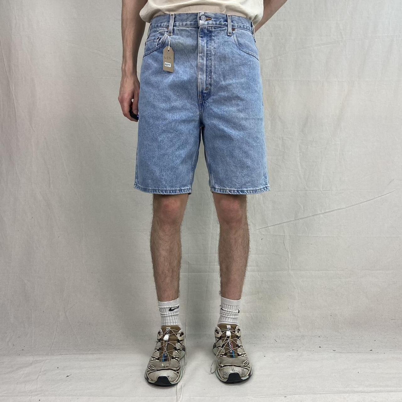 Levi’s jorts Baggy fit light blue wash denim... - Depop