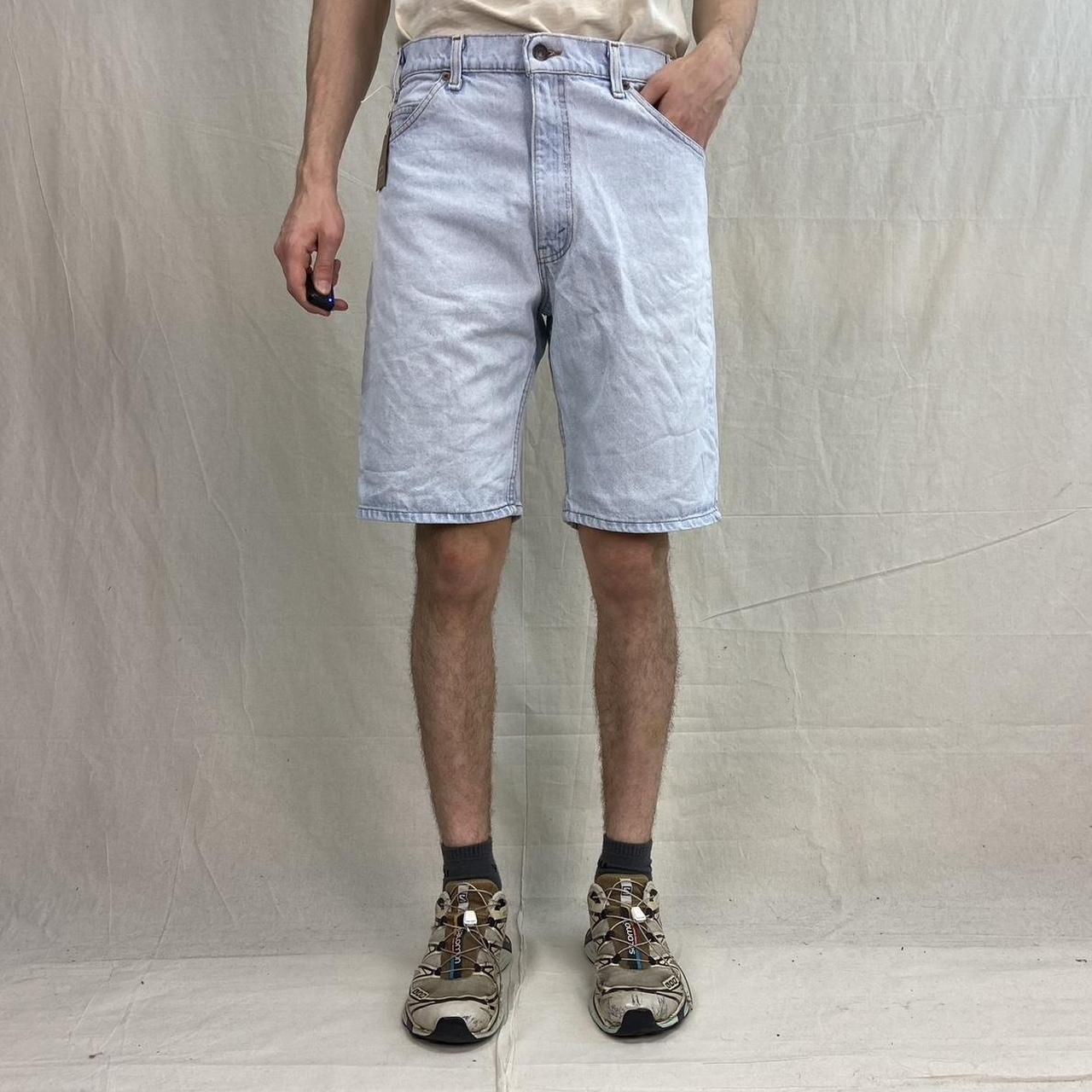 Levi’s jorts Baggy fit light blue wash denim... - Depop