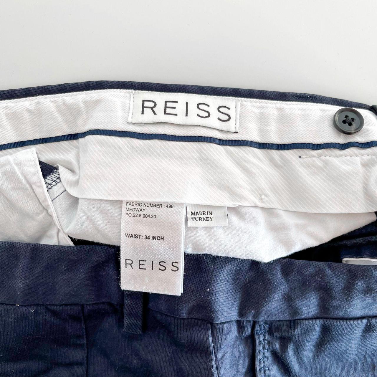 Reiss Men's Blue Trousers | Depop