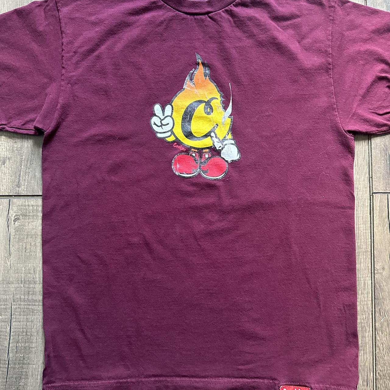 Y2k Cookies World Industries shirt •no noticeable... - Depop