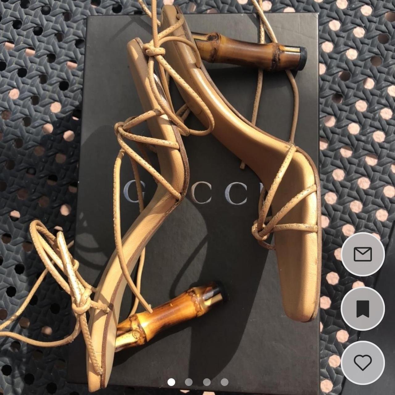 Gucci Bamboo Sandal Strappy Heels Vintage Tom Ford... | Depop